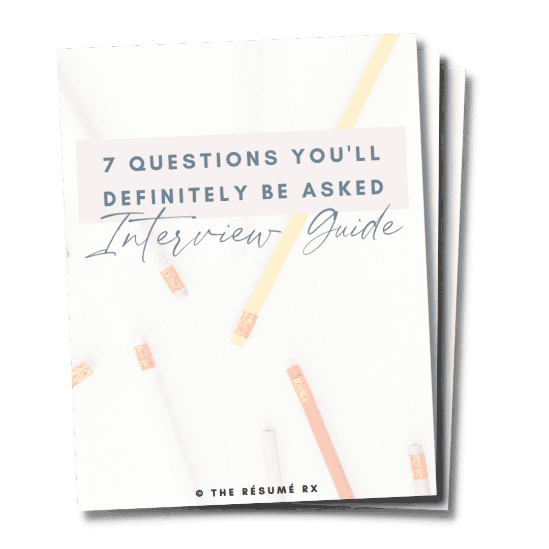 Get my free Interview Guide! - The Résumé Rx